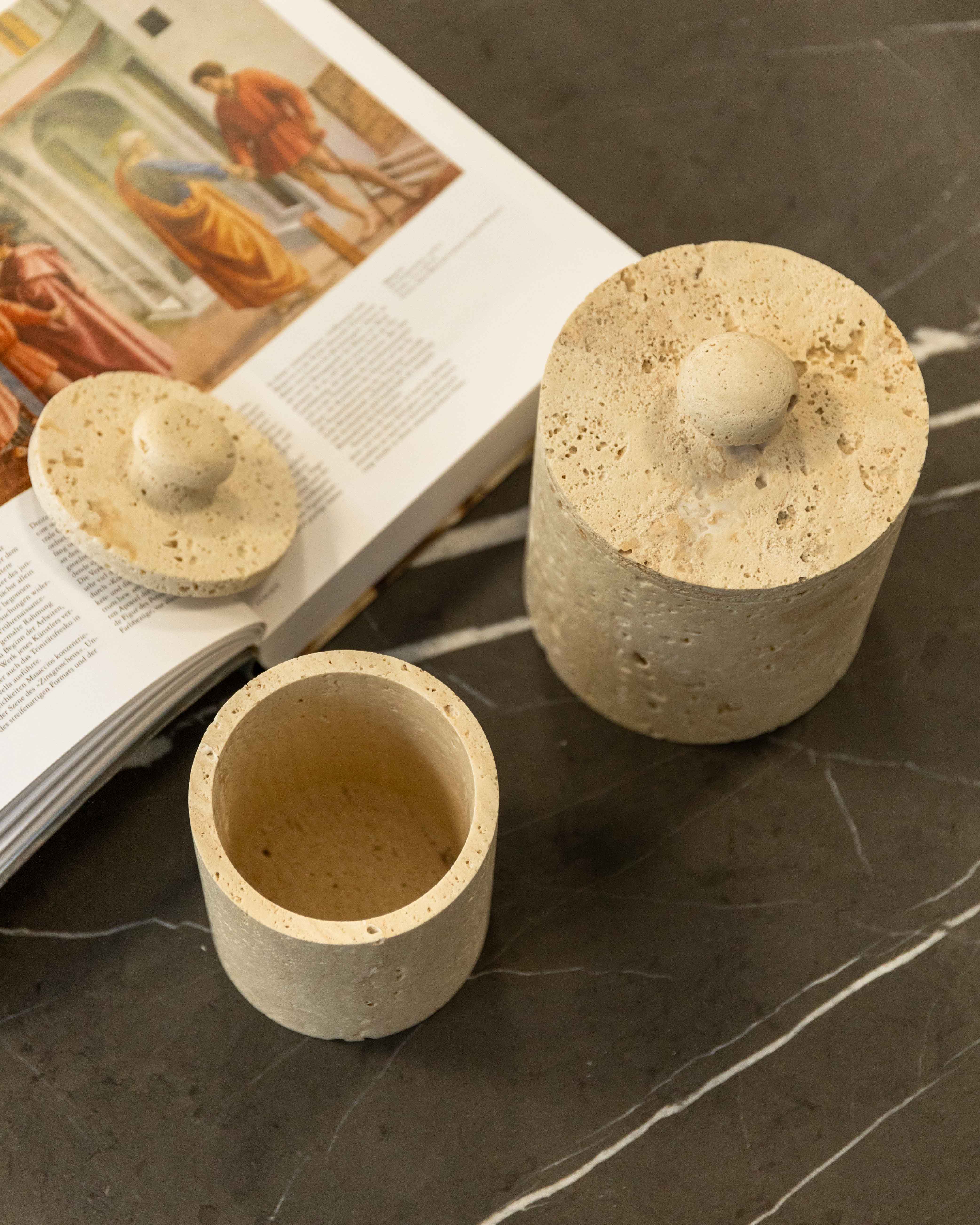 Travertine Jars – Uniiqo Studio